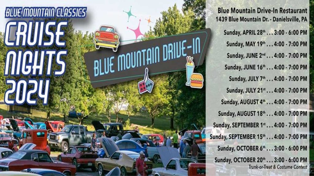 Blue Mountain Classics Cruise Nights - Cars and Coffee Events