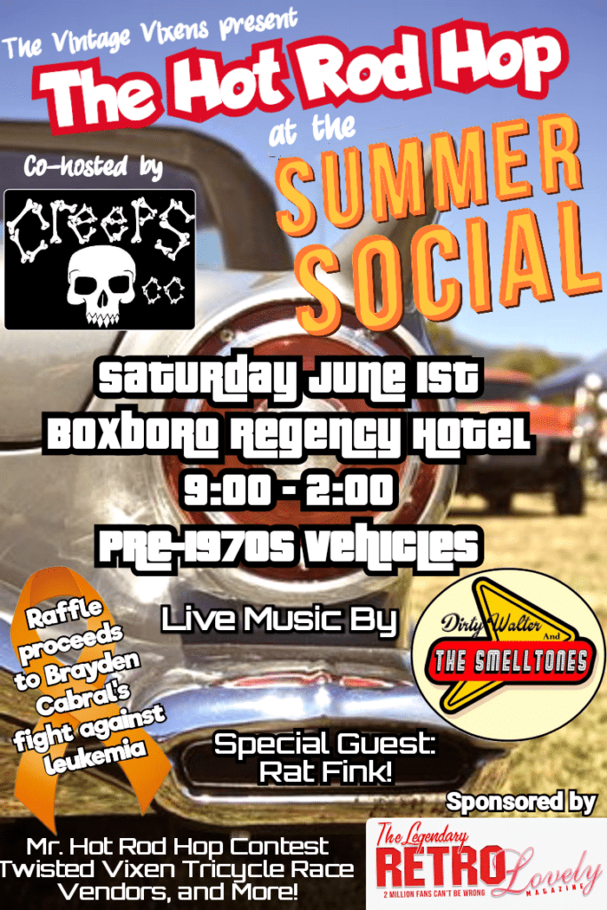 The Hot Rod Hop classic car show - Cars and Coffee Events