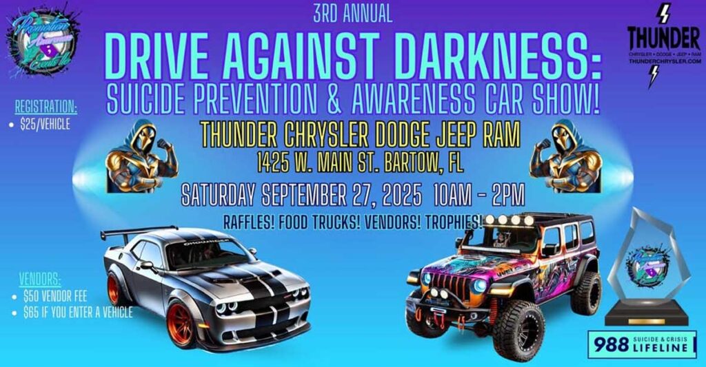 3rd Annual Drive Against Darkness - Cars and Coffee Events