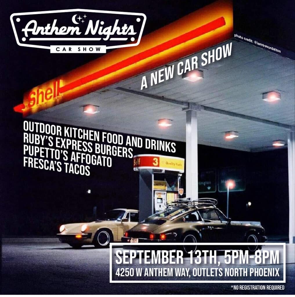 Anthem Nights Car Show - Cars and Coffee Events
