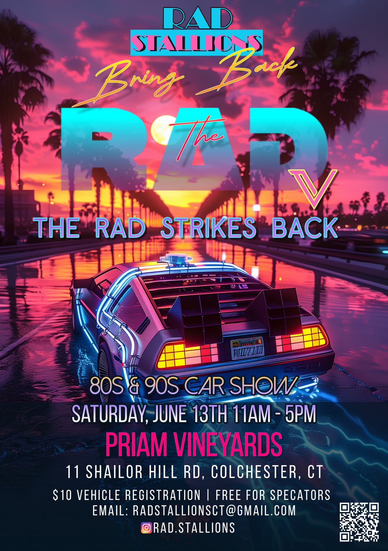 Bring Back the RAD V: The RAD Strikes Back – 80s & 90s Car Show - Cars ...